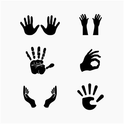 6 7 Hand Gesture Svg Etsy