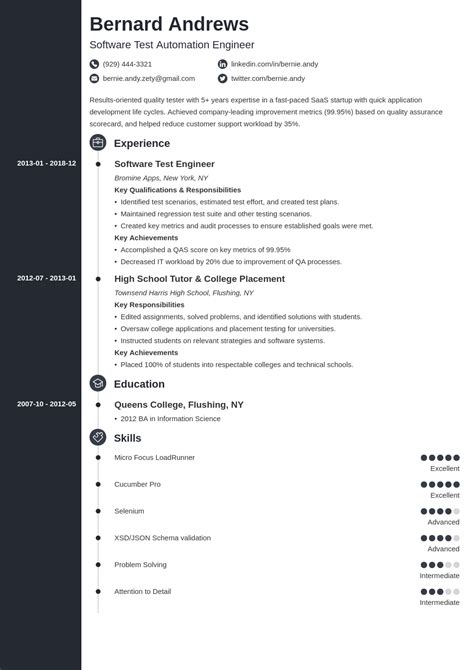 Quality Assurance QA Resume Samples Tips Template