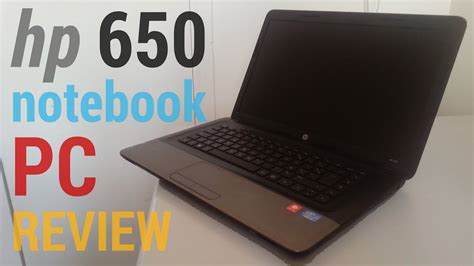 Hp Laptop Hp 650 Notebook Pc Review [hd][review] Youtube