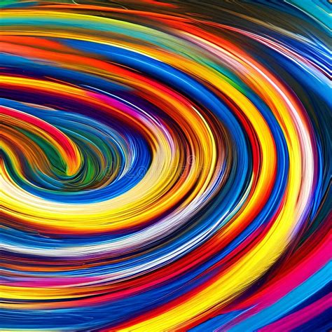 An Abstract Representation Of Emotions With Swirling Brushstrokes And Contrasting Colors