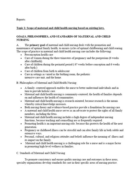 Report Ob Ward Pdf Nursing Pregnancy