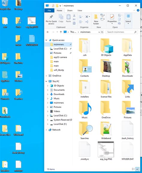 All Of My User Folder Items Appear On My Desktop Microsoft Community