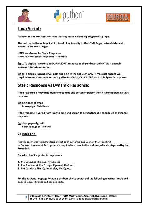 SOLUTION Html Notes By Durga Sir Studypool
