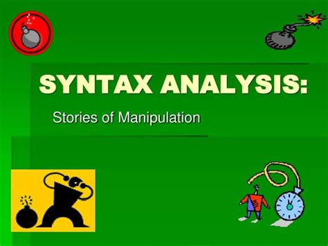 Ppt Syntax Analysis Powerpoint Presentation Free Download Id5341106