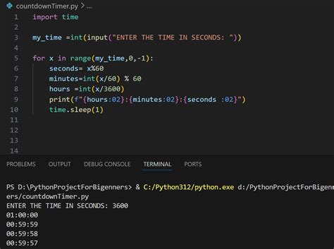 Md Abu Bakkar Sabith On Linkedin Pythonprojects Countdowntimer