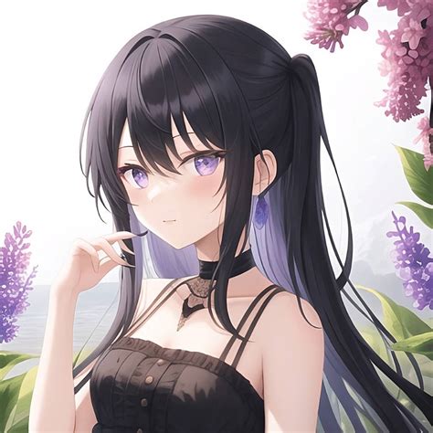 Girl With Black Hair By Krzychumen On Deviantart