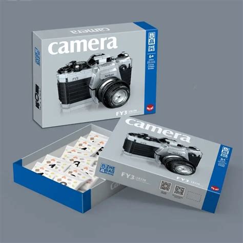 405pcs 크리 에이 티브 시리즈 시뮬레이션 레트로 Slr 폴라로이드 카메라 빌딩 블록 조립 모델 빌딩 블 Temu
