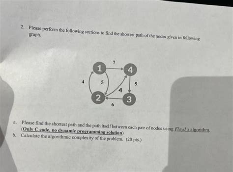 Solved 2 Please Perform The Following Sections To Find The