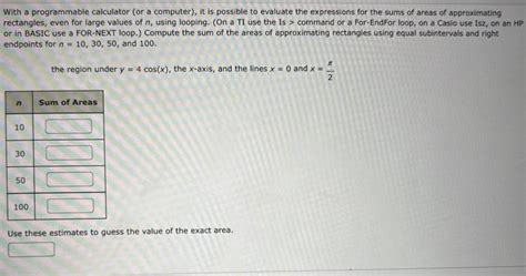 Solved With A Programmable Calculator Or A Computer It Is