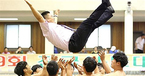 전국시도대항장사씨름대회 고등부 단체전 우승한 울산강남고