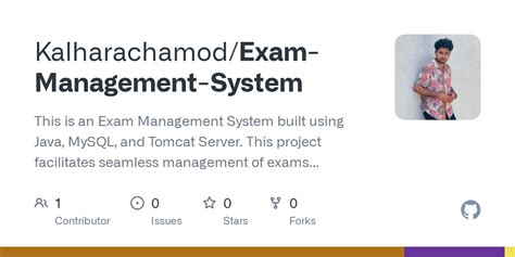 Github Kalharachamodexam Management System This Is An Exam Management System Built Using