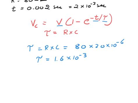 Solved Capacitor Of 10 0 Uf And Resistor Of 70 0 Q Are Quickly Connected In Series To A Battery