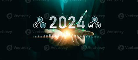 Business Growing In 2024 Analytical Businessman Planning Business Growth 2024 Strategy Digital
