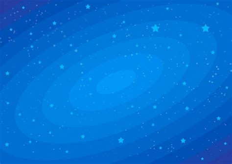 진한 파란색 우주 배경에 별 프리미엄 벡터