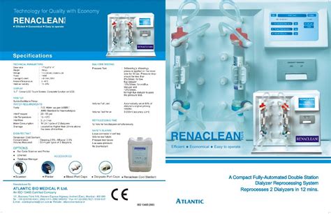 Renaclean Plus Dialyzer Reprocessing System Medium At ₹ 400000unit In