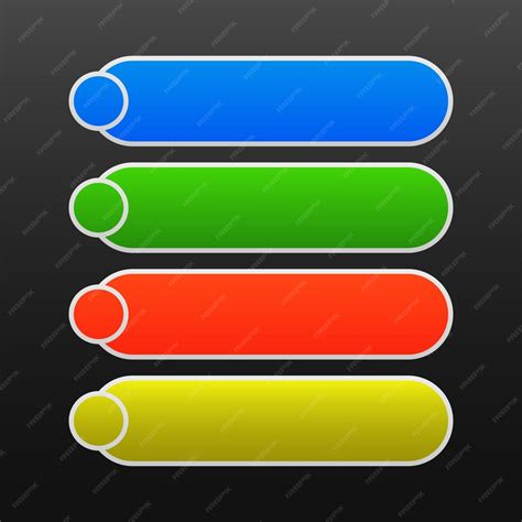 premium vector web button set idea ui ux designing