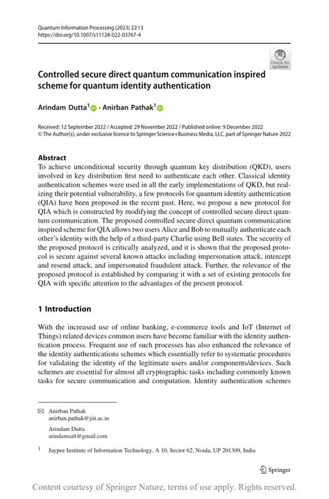 controlled secure direct quantum communication inspired scheme for