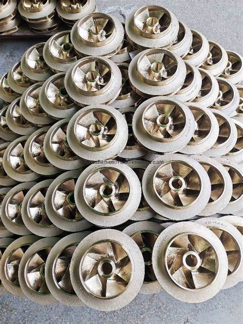 C95800 Bronze Impeller Centrifugal Pump Copper Impellers Submersible Pump Impellers 5 Axies