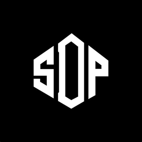 Premium Vector Sdp Letter Logo Design With Polygon Shape Sdp Polygon