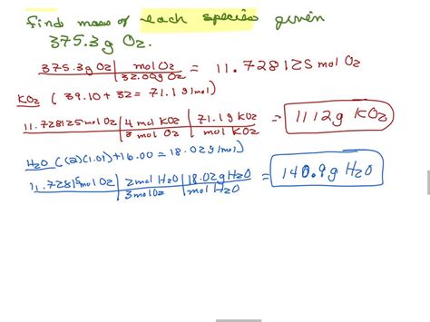 Solved The Russian Space Agency Uses Potassium Superoxide Ko2 For The Chemical Oxygen