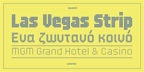Baudot Fonts I Love Typography