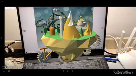 【03】unity Ar 2022vuforia图片识别超详细案例（小岛动画交互）【含代码】