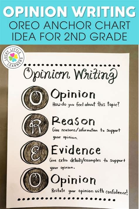 Opinion Writing Anchor Chart A Brief Guide With Examples