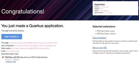 How To Make Quarkus Application Your First Quarkus Application J‑labs