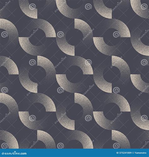 Split Circles Cool Seamless Pattern Trendy Vector Red Black Abstract Background Cartoondealer