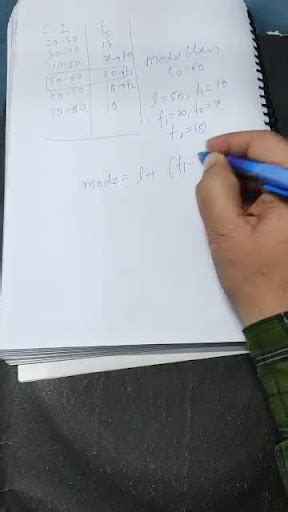 Find The Value Of X If The Mode Is Given To Be 58 Years Age In Years 20