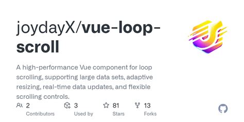 Github Joydayxvue Loop Scroll A High Performance Vue Component For Loop Scrolling