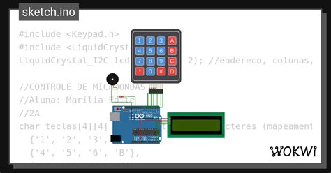 Microondas Marília Wokwi Esp32 Stm32 Arduino Simulator