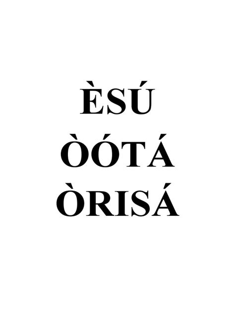 Caderno Ésu Oota Orisa Pdf