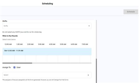 modify a schedule