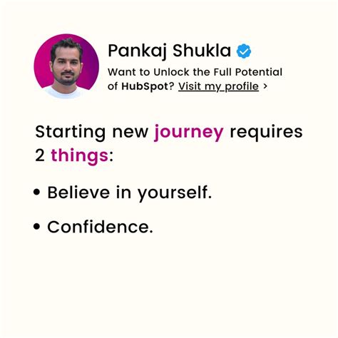 pankaj shukla on linkedin how can you build confidence for a new journey building confidence