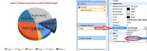 reporting services ssrs overlapping a number with a line to display a