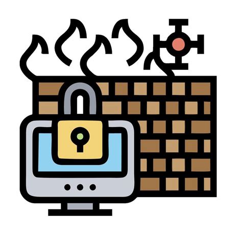 Firewall Computer Icon Vector Art Icons And Graphics For Free Download