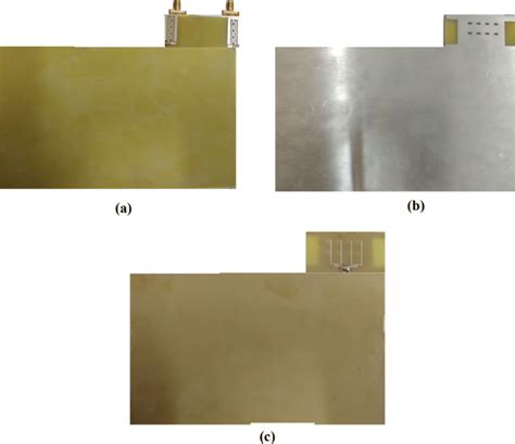Fabricated Prototype Of The Proposed Antenna A Mimo Antenna B