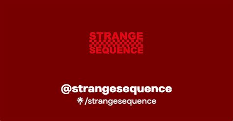 Strangesequence Instagram Linktree