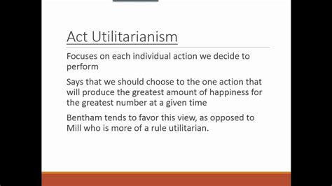 Utilitarianism Examples