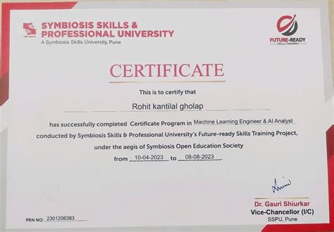 Excited To Share That Ive Completed My Machine Learning Course From