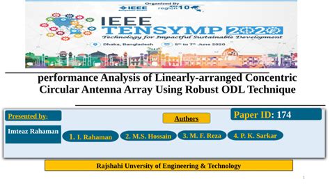 Pdf Performance Analysis Of Linearly Arranged Concentric Circular Antenna Array Using Robust