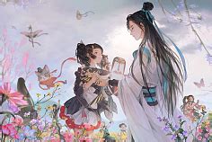 萧云也天谕 美宣插画 古风二次元 角色 花瓣网 陪你做生活的设计师