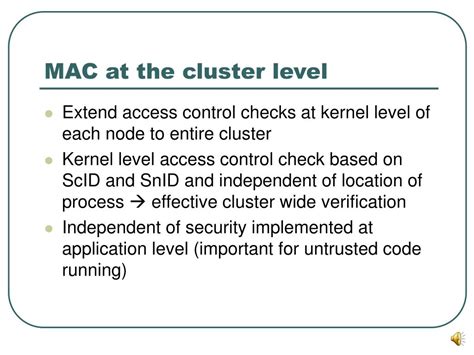 Ppt Distributed Security Model For Linux Clusters Powerpoint