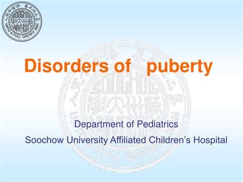 PPT Disorders Of Puberty PowerPoint Presentation Free Download ID