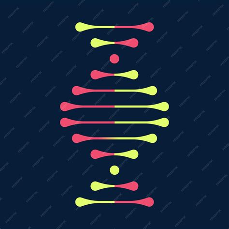 Premium Vector Dna Molecule Icon Isolated Vector Genetic Code
