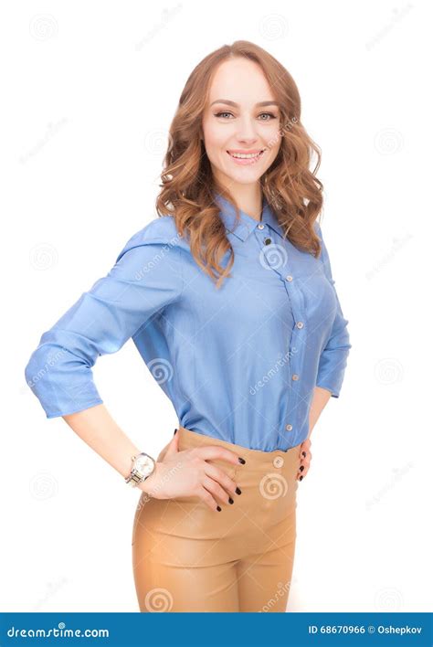 Muchacha Hermosa Foto De Archivo Imagen De Sonriente