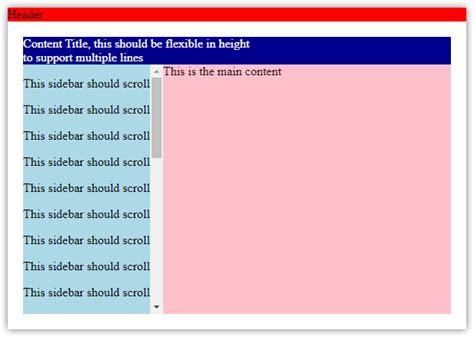 Html How Can I Create A Responsive Layout Containing A Vertical