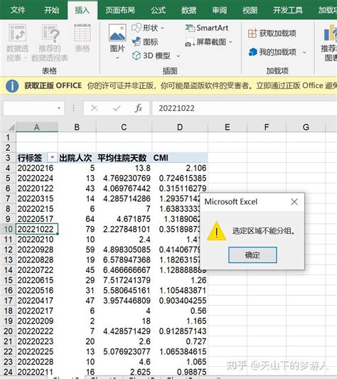 数据透视表不能分组问题解决 知乎