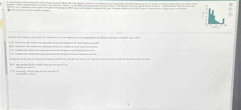 Solved Ogram Shown Which Rule Chebyshevs Rule E Rule